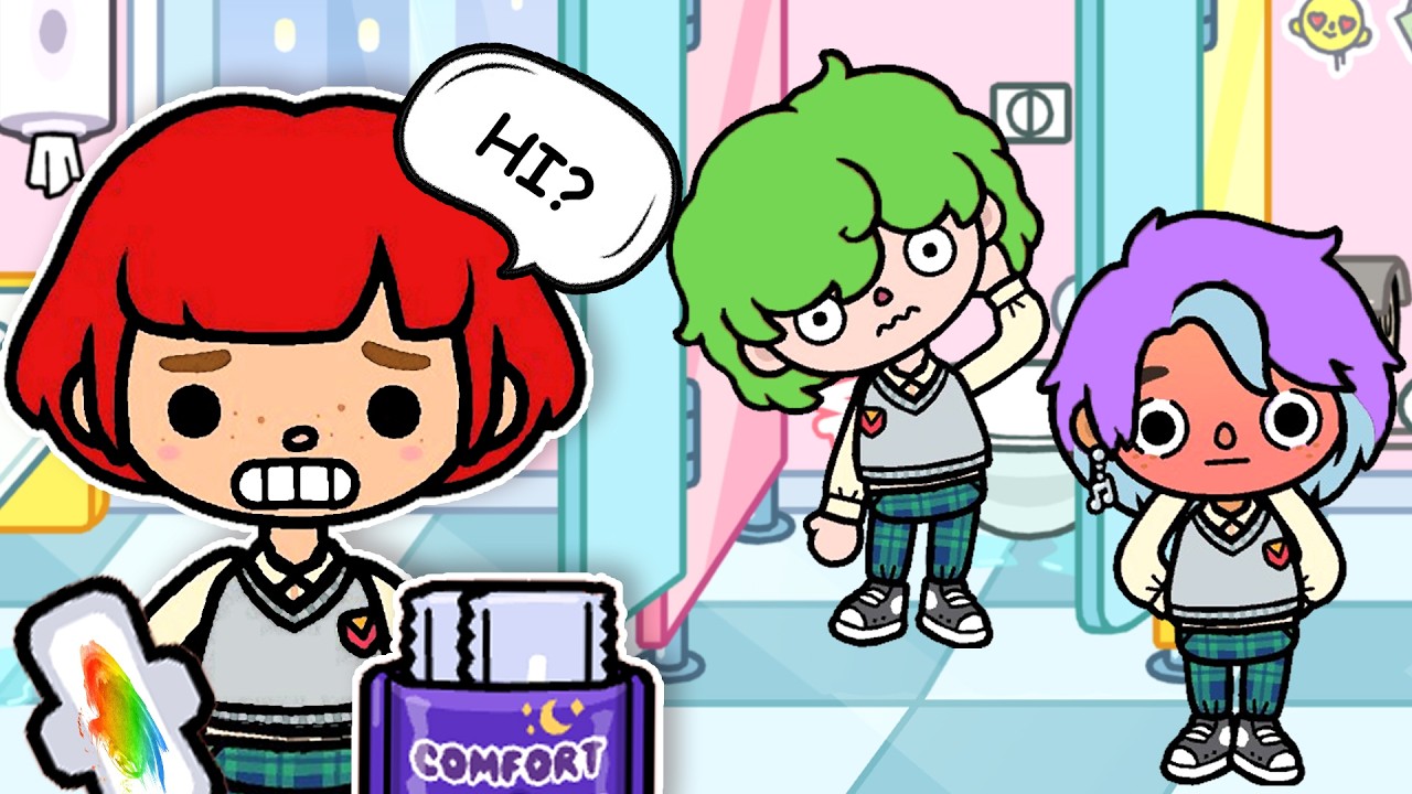 I Hide My 🩸Periods🩸 from My Roommates | Toca Life Story | Toca Boca ...