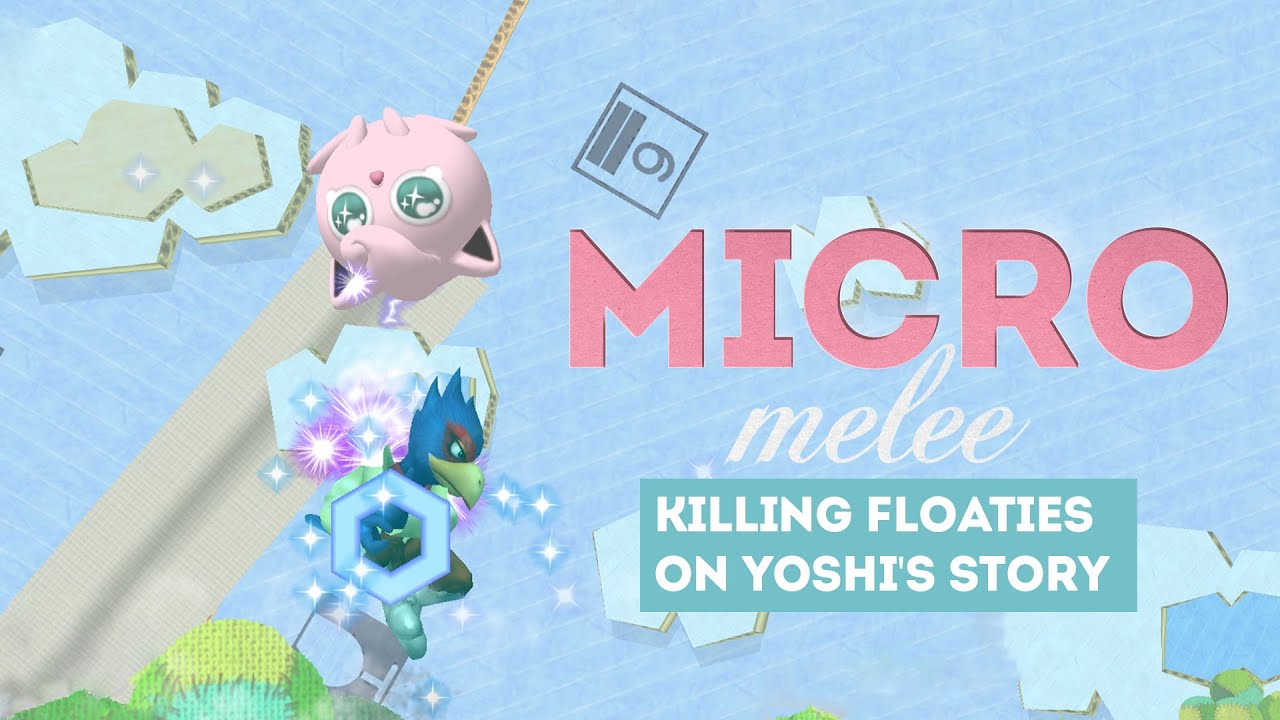 Micro Melee - How to K.O. Floaties on Yoshi's Story with Shine - YouTube