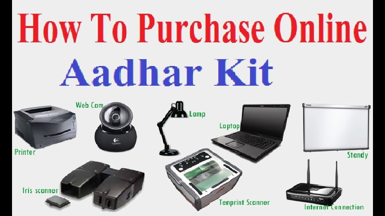 AADHAR aadhaar enrolment client Kits - YouTube