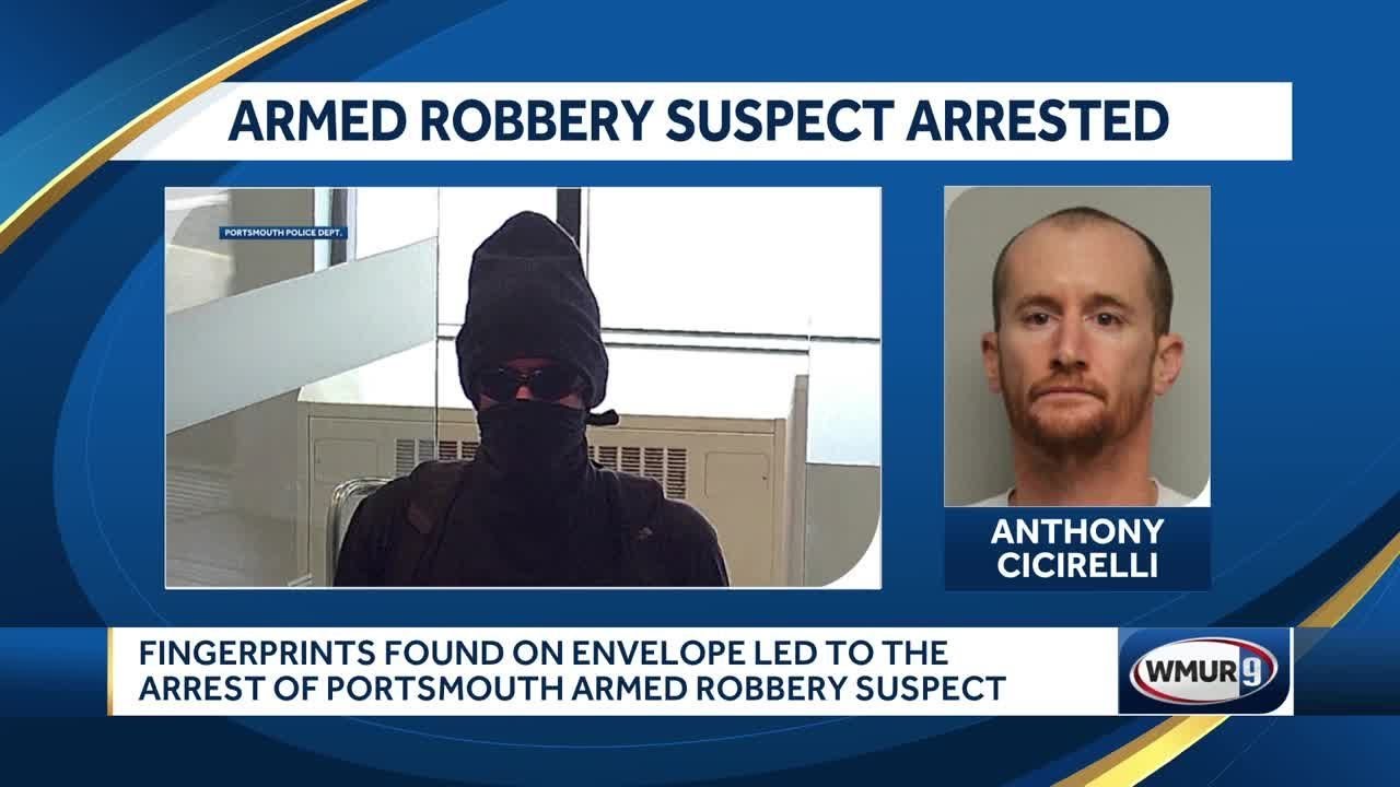Fingerprints on envelope led to arrest of Portsmouth bank robbery ...