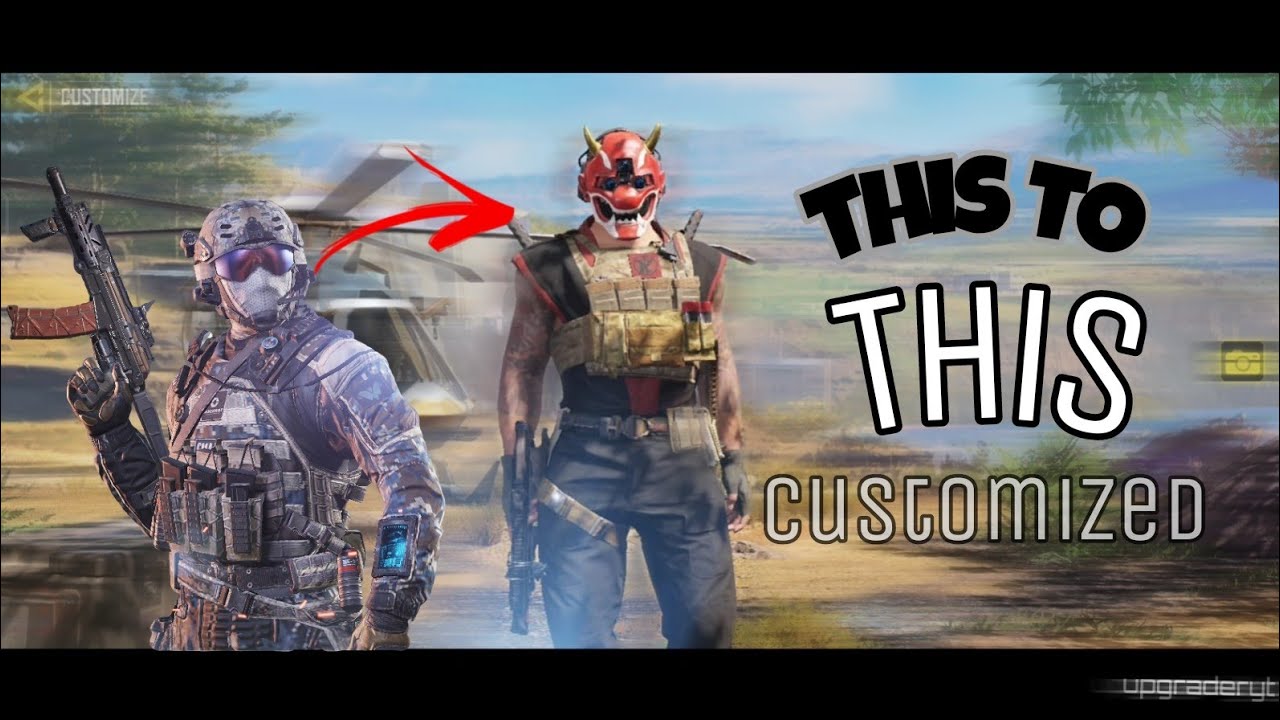 How to customize character in call of duty mobile - YouTube