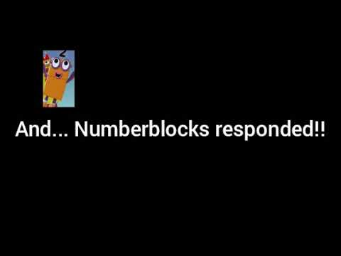 Thank you for responding numberblocks!!! - YouTube