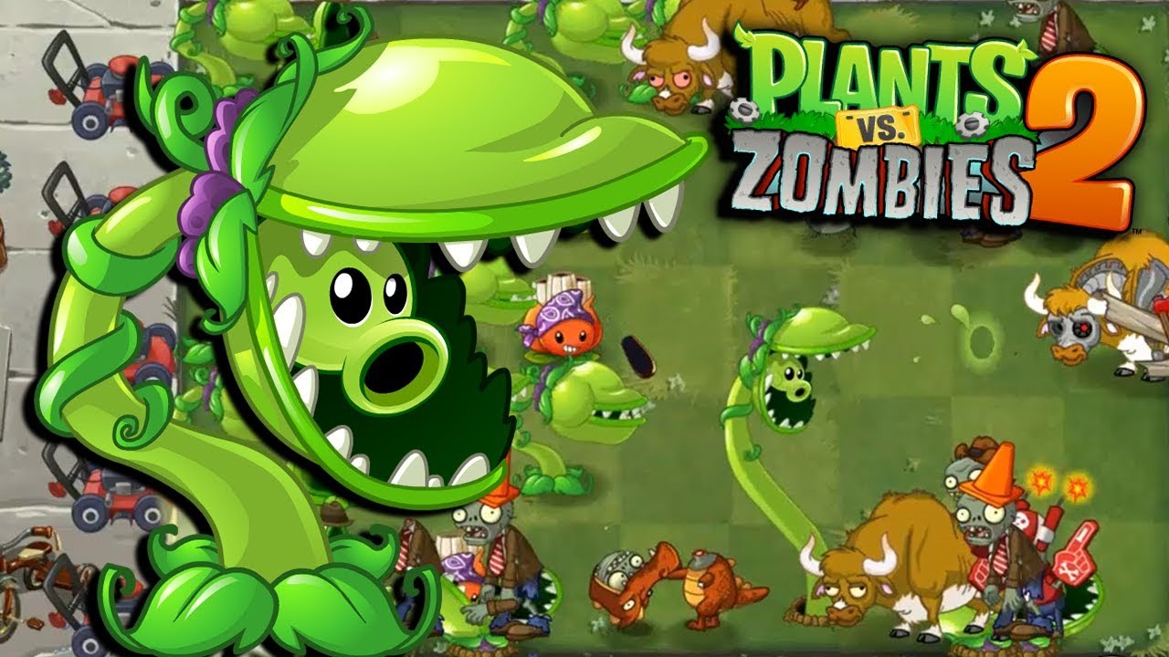 Mi Nueva Planta Guisante Carnivoro Plants Vs Zombies 2 Youtube
