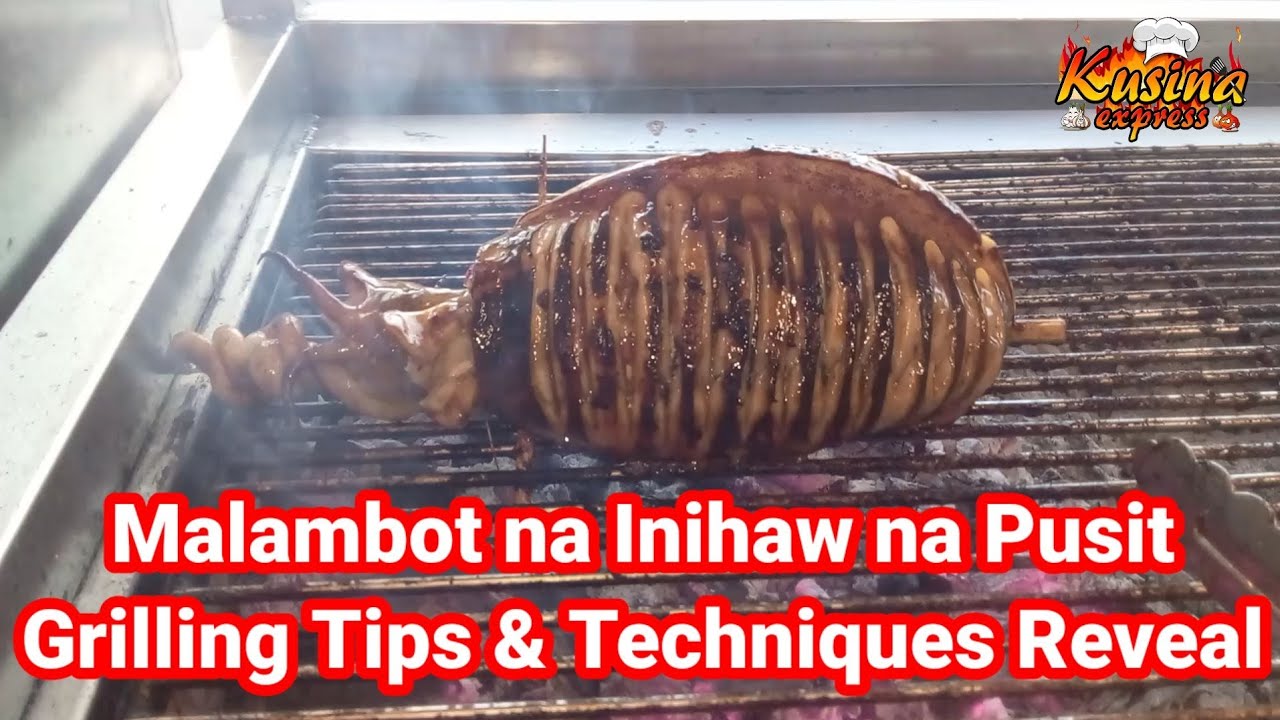 Malambot na Inihaw na Pusit Lumot || Grilled Cuttlefish || Soft & Juicy ...