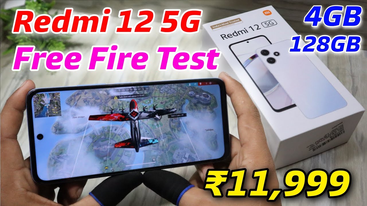 Redmi 12 5g Free Fire Test || Redmi 12 5g Gaming Test , Heating Test 🔥🔥 ...