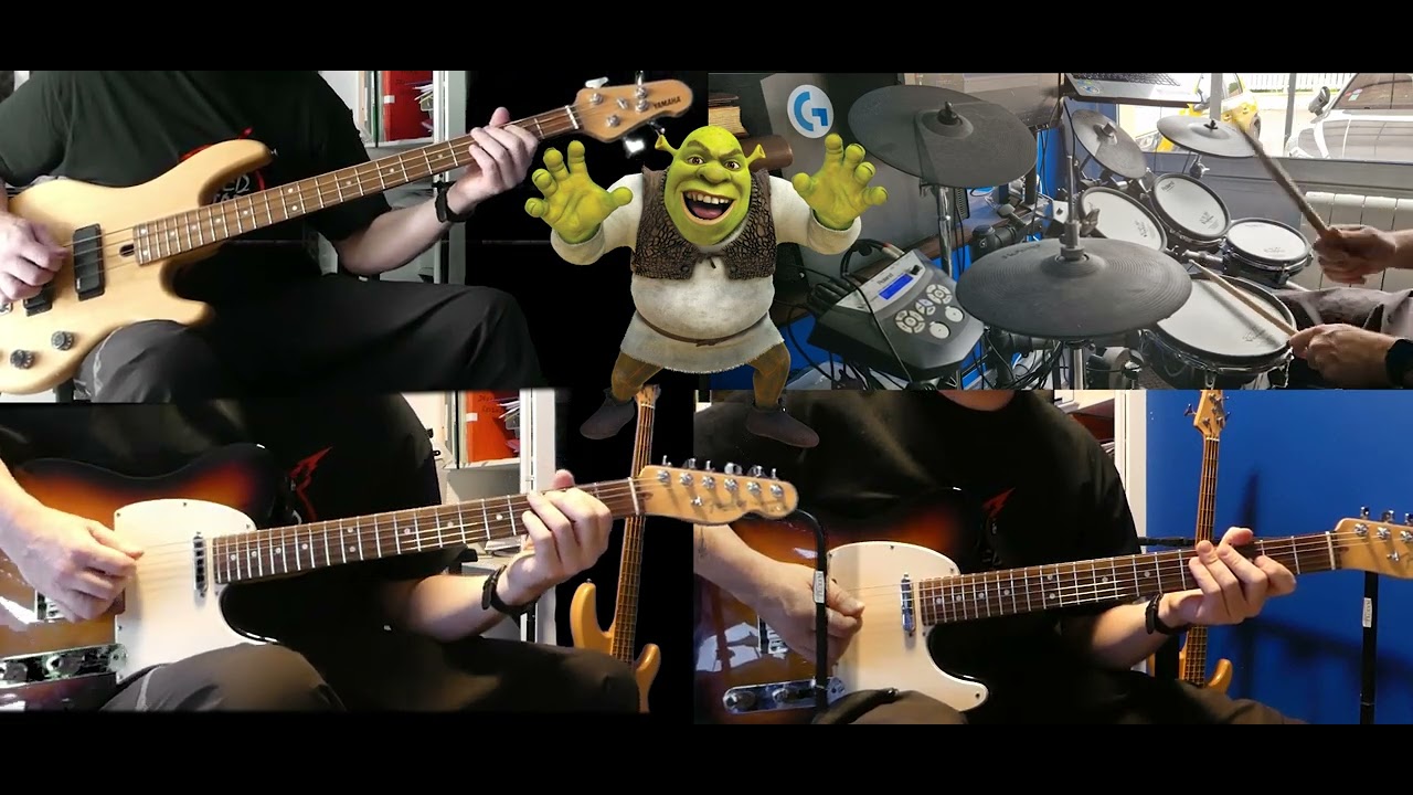 ALL STAR - SMASH MOUTH (Drum, Bass, Guitar) cover - #shrek B.O. - YouTube