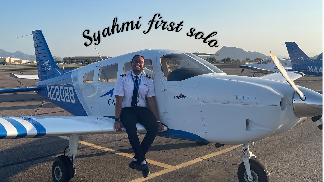 FIRST SOLO in Phoenix Arizona | The moment where it all pilots started ...