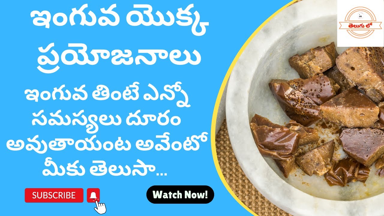 ఇంగువ వల్ల కలిగే ఆరోగ్య ప్రయోజనాలు - Inguva Benefits in Telugu ...