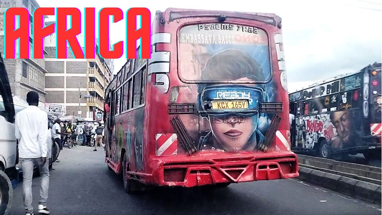 Driving on the Mombasa Road, Likoni Road, Lunga Lunga Road, to Outer ...