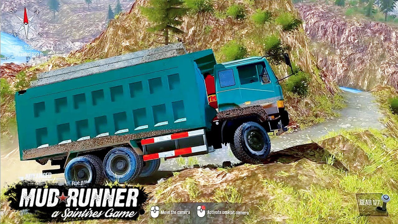 Driving FAW K-2 On Mountain 🏔️ With Heavy Load Spintires: Mudrunner #gaming #stormgaming # ...