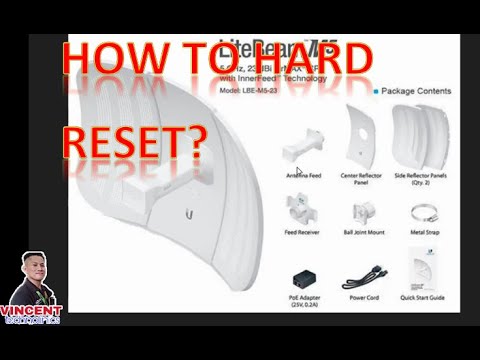 How to hard reset ubiquiti antennas? - YouTube