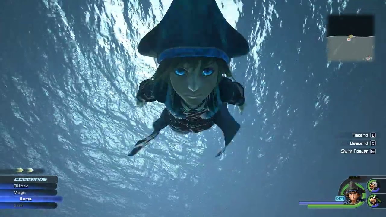 Kingdom Hearts 3 - Sora Underwater (Open Water at Caribbean in Last ...