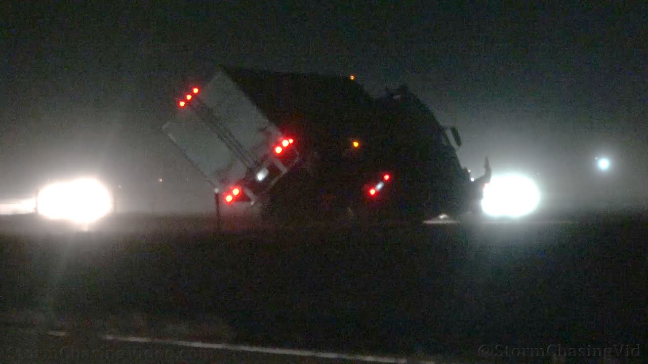 Extreme Winds Tip Over Semi Truck On Interstate 25, Colorado Springs ...