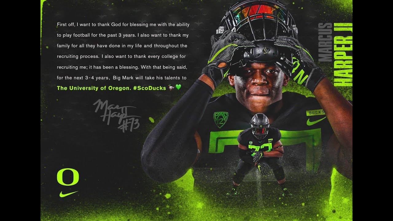 Interview with Marcus Harper II (Oregon O Line) about Ducks Football in ...