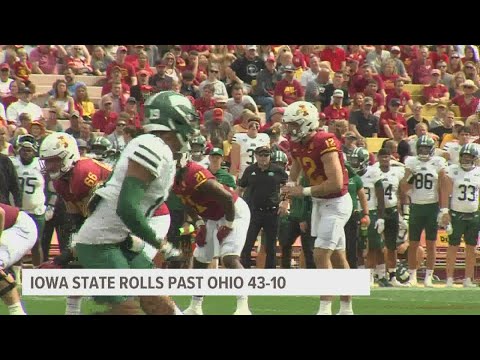 Iowa State routs Ohio, 43-10, for first 3-0 start since 2012