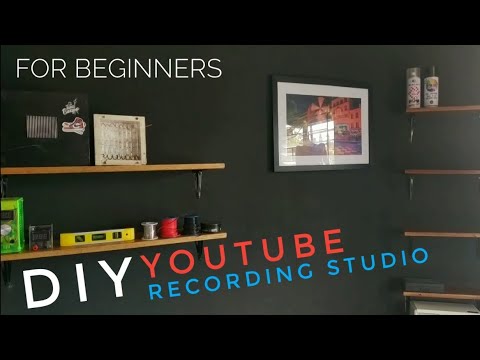 How to make DIY Youtube Recording Studio for Begginers - YouTube
