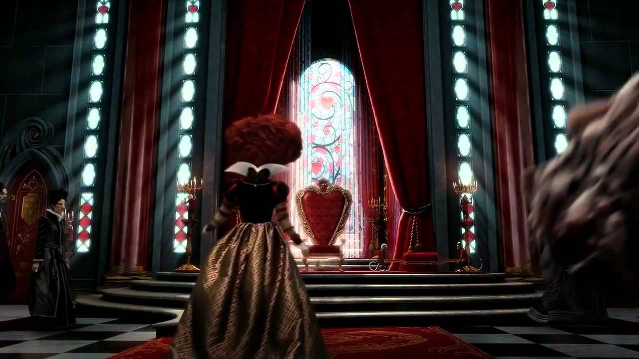 Alice In Wonderland 2010 Red Queen Castle