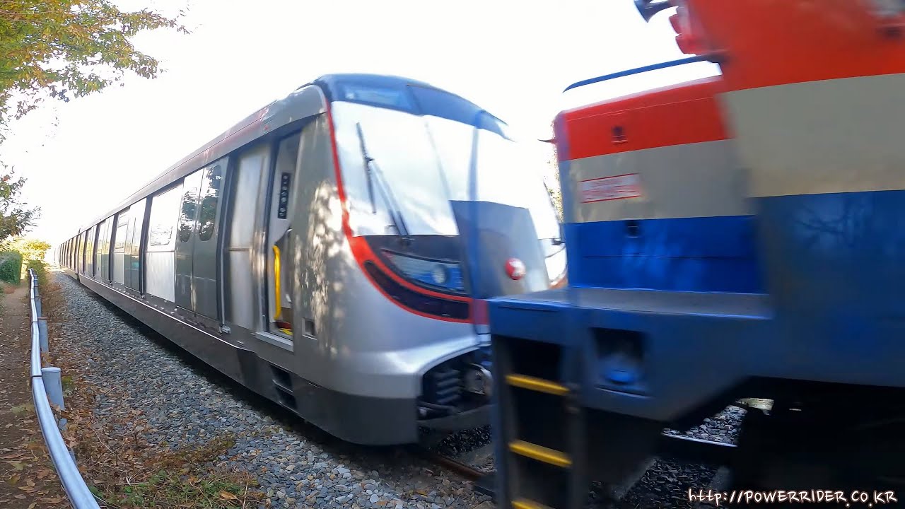 [4K] 홍콩수출열차 MTR R-Train 갑종회송중. #5224 특대형기관차 DEL7353 장폐단운행 . Hongkong ...