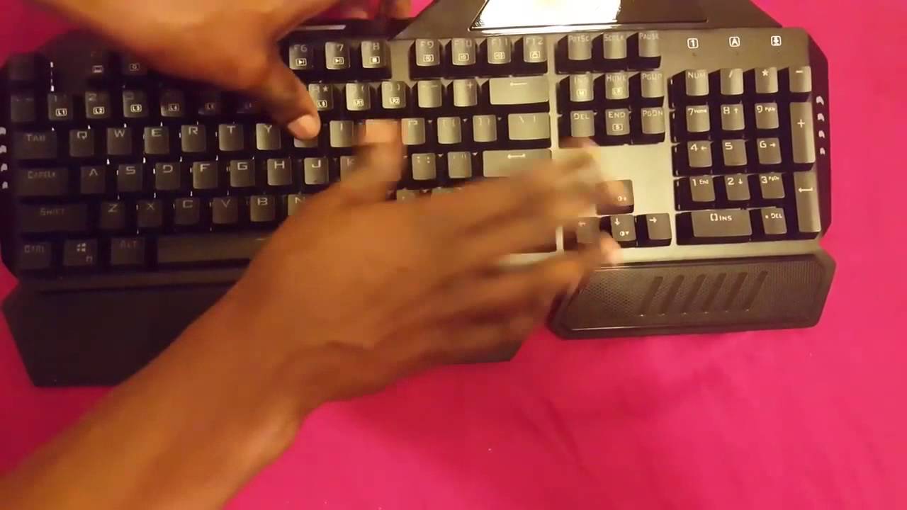 Unboxing TOMOKO i800 Gaming Keyboard Water-Resistant 104-Keyboard - YouTube