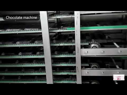 Factory production one shot chocolate depositing machine - YouTube