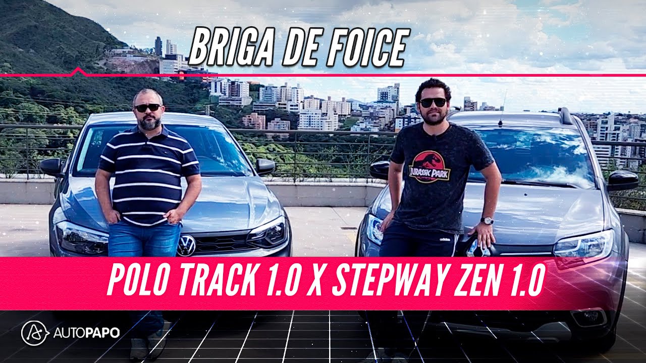 COMPARATIVO: VW Polo Track enfrenta Renault Stepway - YouTube