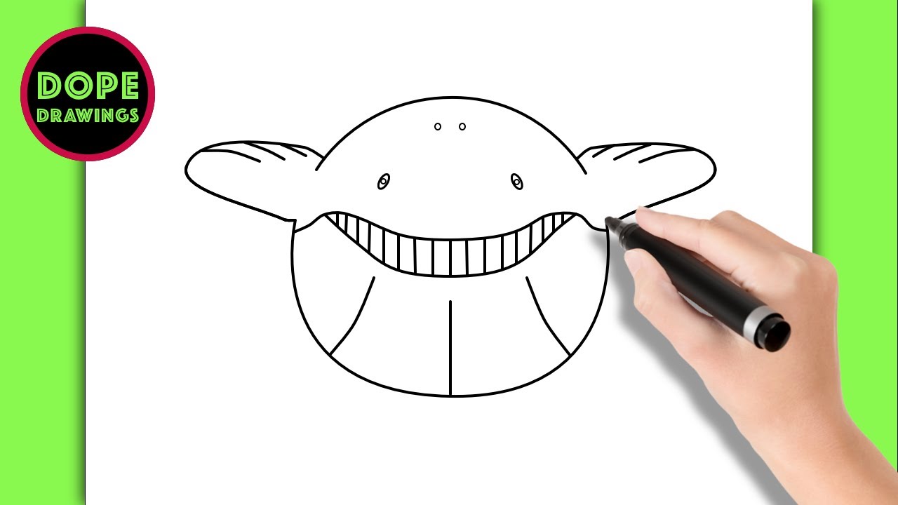How to Draw Wailmer #htdraw #wailmer #pokemon - YouTube