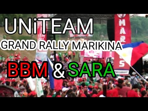 UNiTEAM GRAND RALLY MARIKINA[BBM &SARA]#lenchannel - YouTube