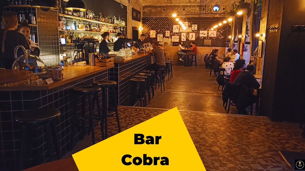 Cool Prague Spot: Cobra Bar - Where Drinking And Dining Meet - YouTube