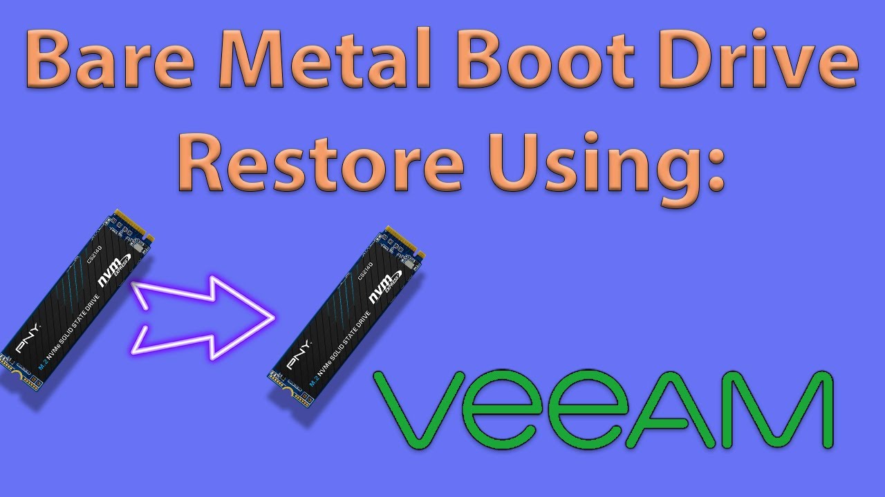 Bare Metal Boot Recovery using Veeam! - YouTube