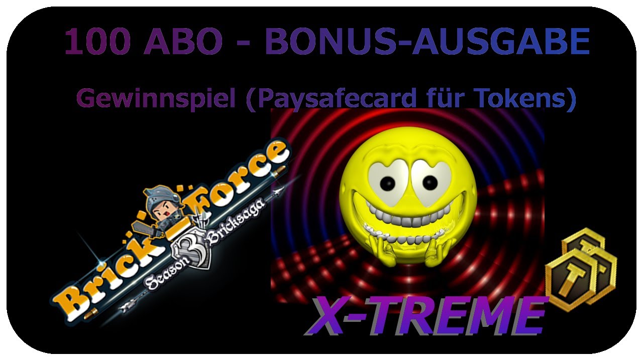 Brick Force - 100 Abo-Video - Gewinnspiel für Paysafecard um Dir Tokens zu holen! - YouTube
