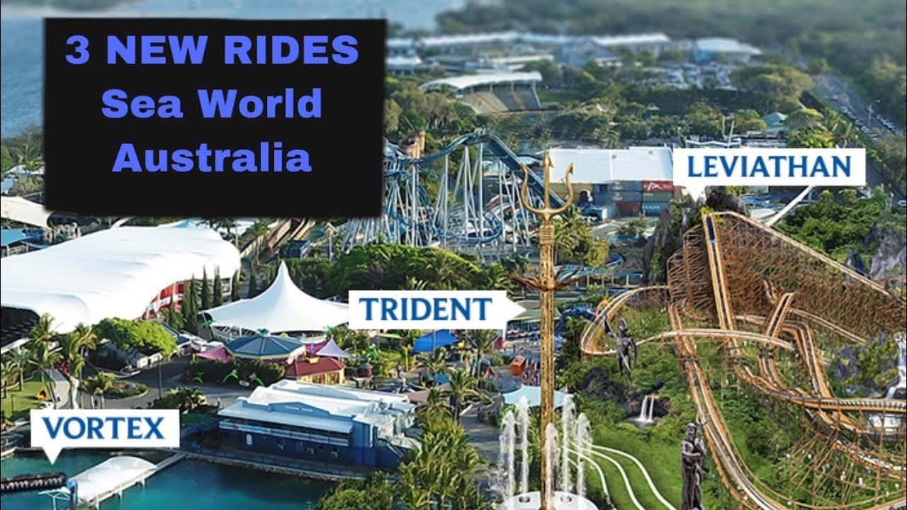 3 NEW MAJOR RIDES at Sea World Australia 2019-2020 - The New Atlantis ...