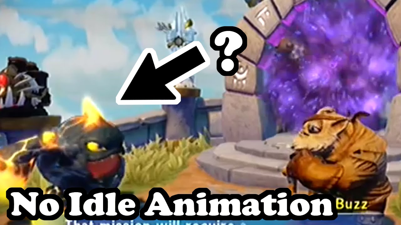 Skylanders Trap Team - Eruptor burps in the face (No Idle Animation ...