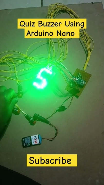 Quiz Buzzer Using Arduino Nano #arduinoprojects #electrical #engineering - YouTube