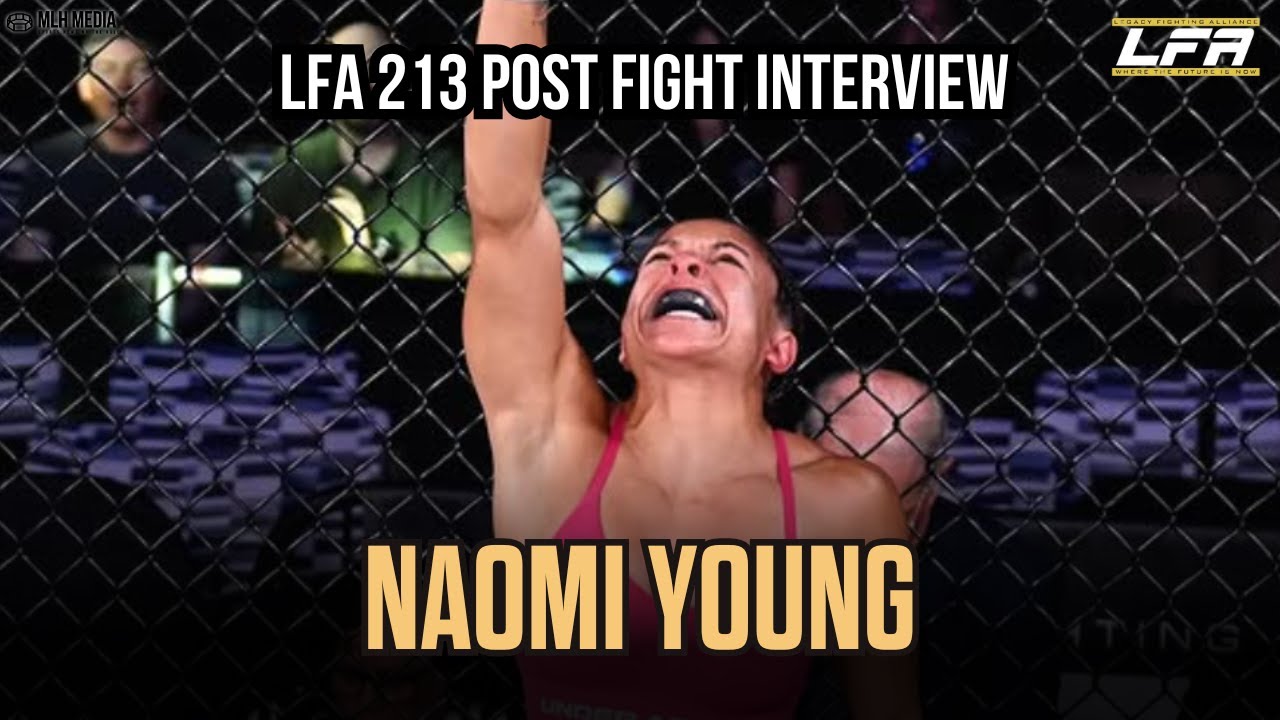 Naomi Young Discusses First Round Armbar Over Alandria Rosales ...