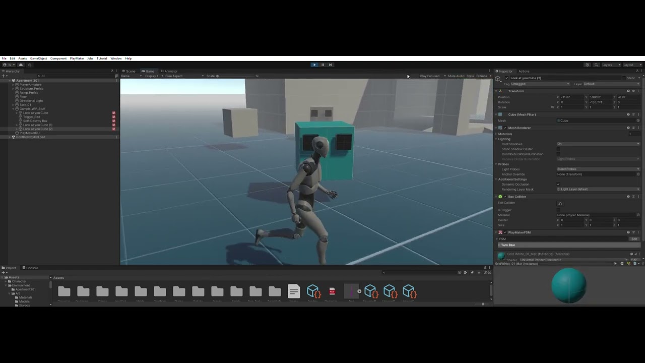 [Game Blog] Project Alicia Unity Playmaker Testing - YouTube