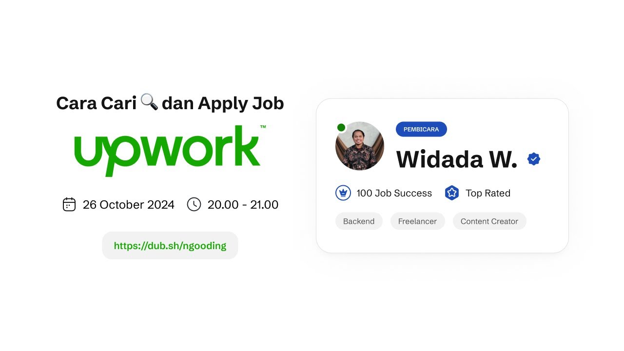 Cara Mencari dan Melamar Pekerjaan di Upwork $20/hour - YouTube