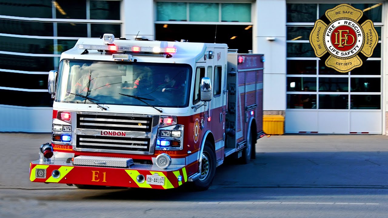 London Fire - NEW Engine 1 Responding - YouTube