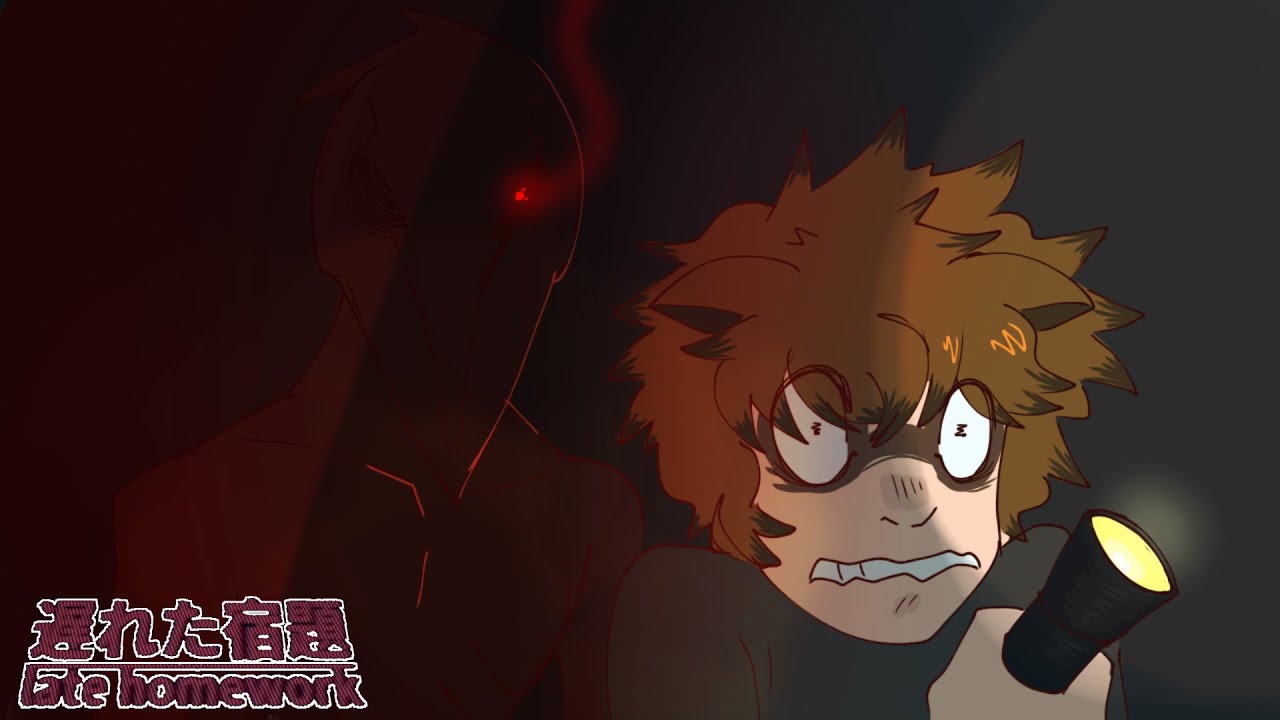 Hooksing collects assignments in the night || Haneko's Late Homework ...