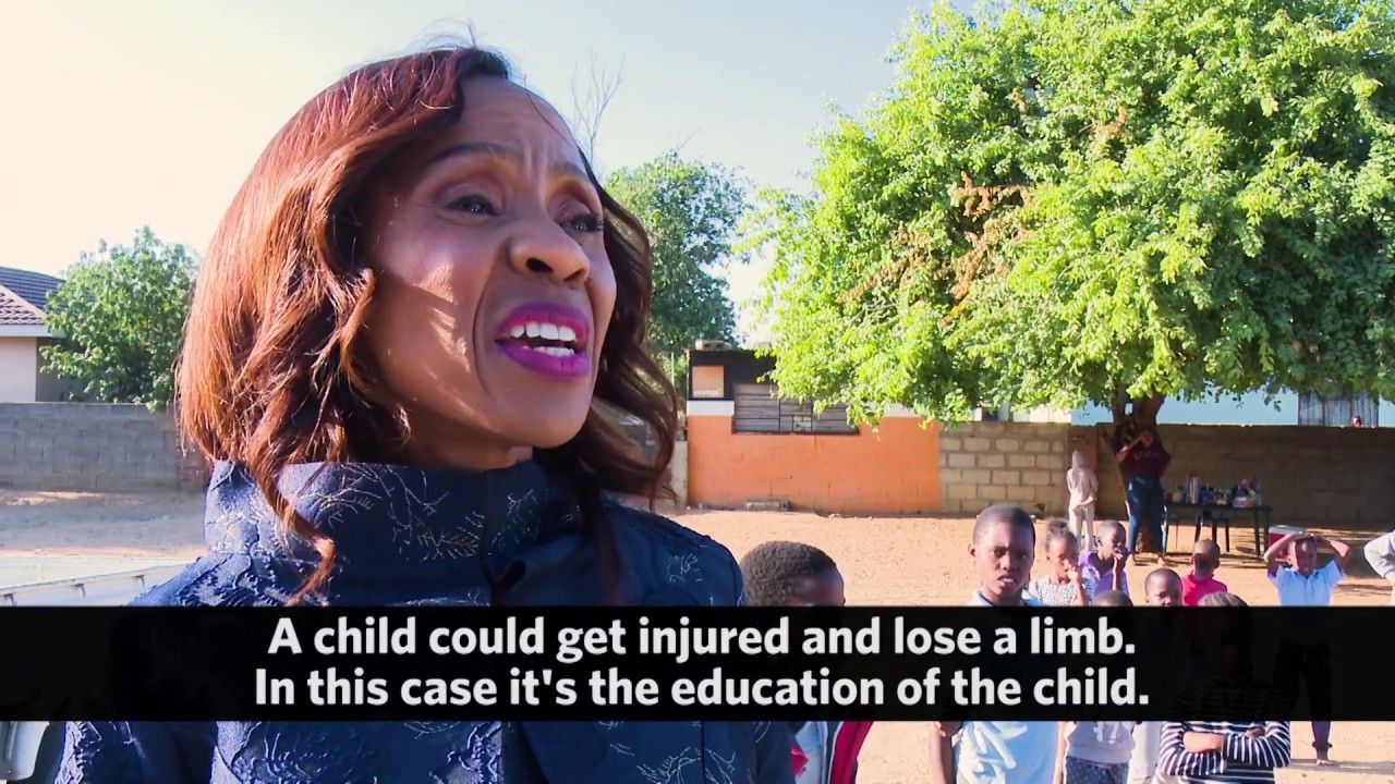 First Lady of Botswana on road safety as global health challenge - YouTube