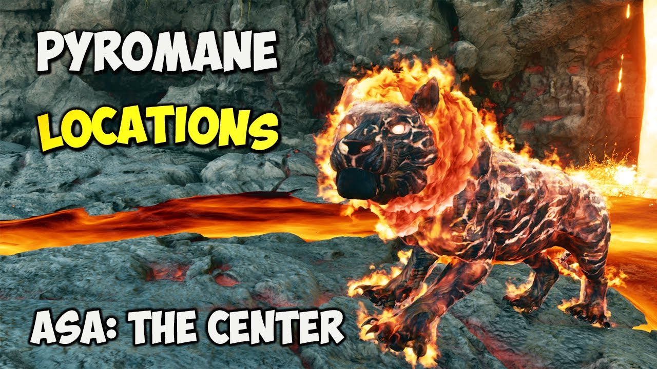 (ASA The Center) All Pyromane Spawn LOCATIONS | ARK Survival Ascended ...