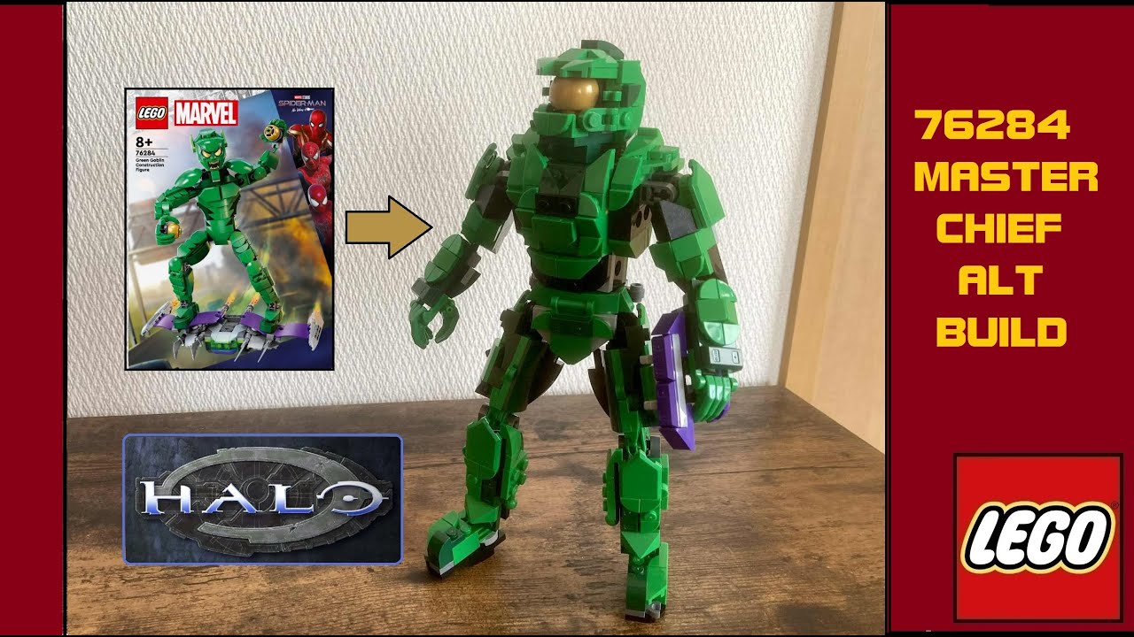 LEGO Halo Master Chief Alternate Build of 76284 Green Goblin - YouTube