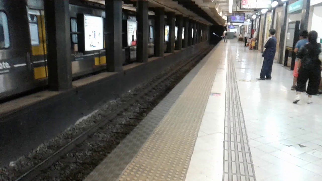 Subte Linea D: Formaciones Alstom 300 y 100 "Y" (319) y "F" (106) en la ...