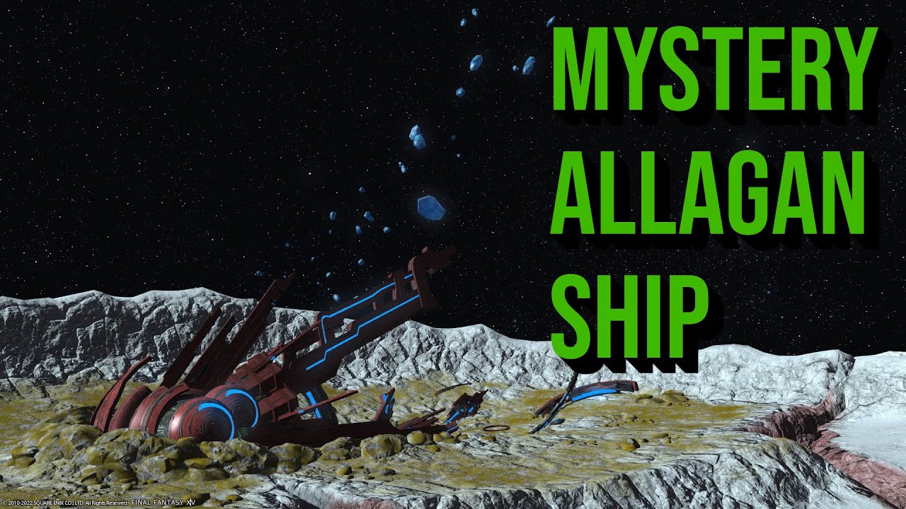 The Allagan Vessel on the Moon - FFXIV Lore Explored - YouTube