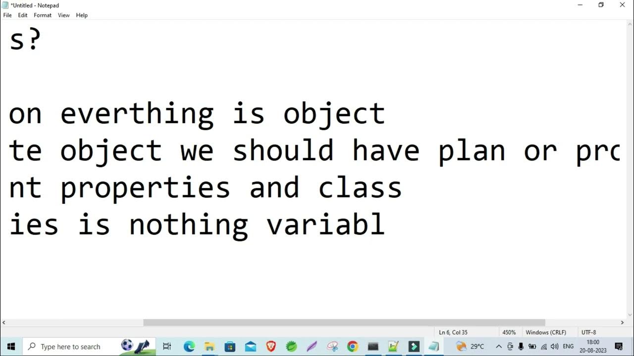 Introduction to class in python - YouTube