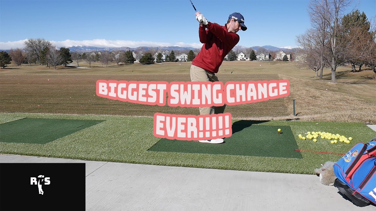 My biggest swing change yet.... - YouTube