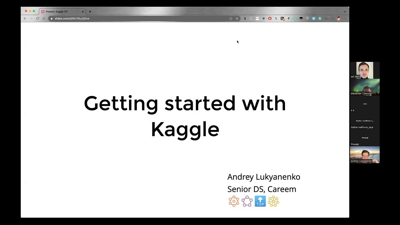 Andrew Lukyanenko (Kaggle Grandmaster) "Getting started with Kaggle ...