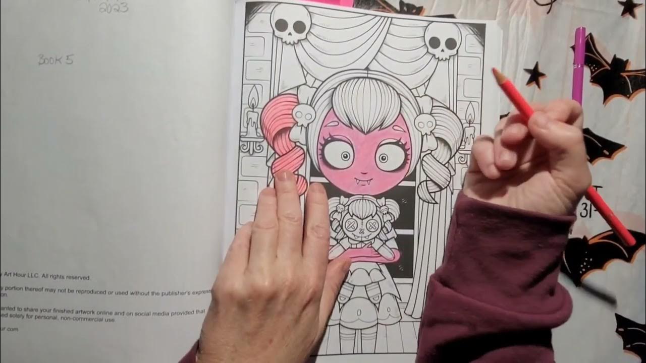 Coloring Chat In The Spooky Family Collector's Edition Vol. 1 Daily Art ...