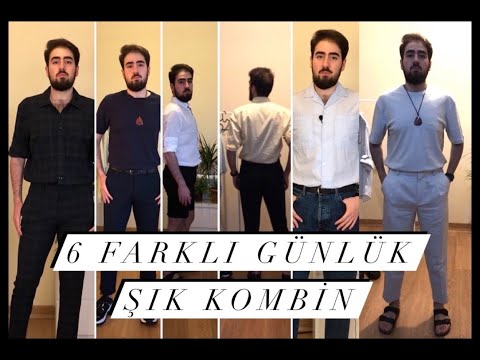ERKEKLER İÇİN 6 FARKLI GÜNLÜK ŞIK KOMBİN | Erkek Giyim & Stil