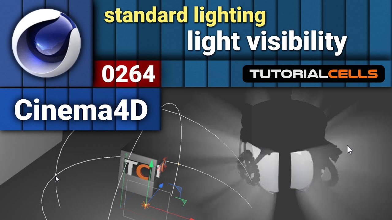 0264. light visibility ( volumetric, inverse volumetric ) in cinema 4d ...