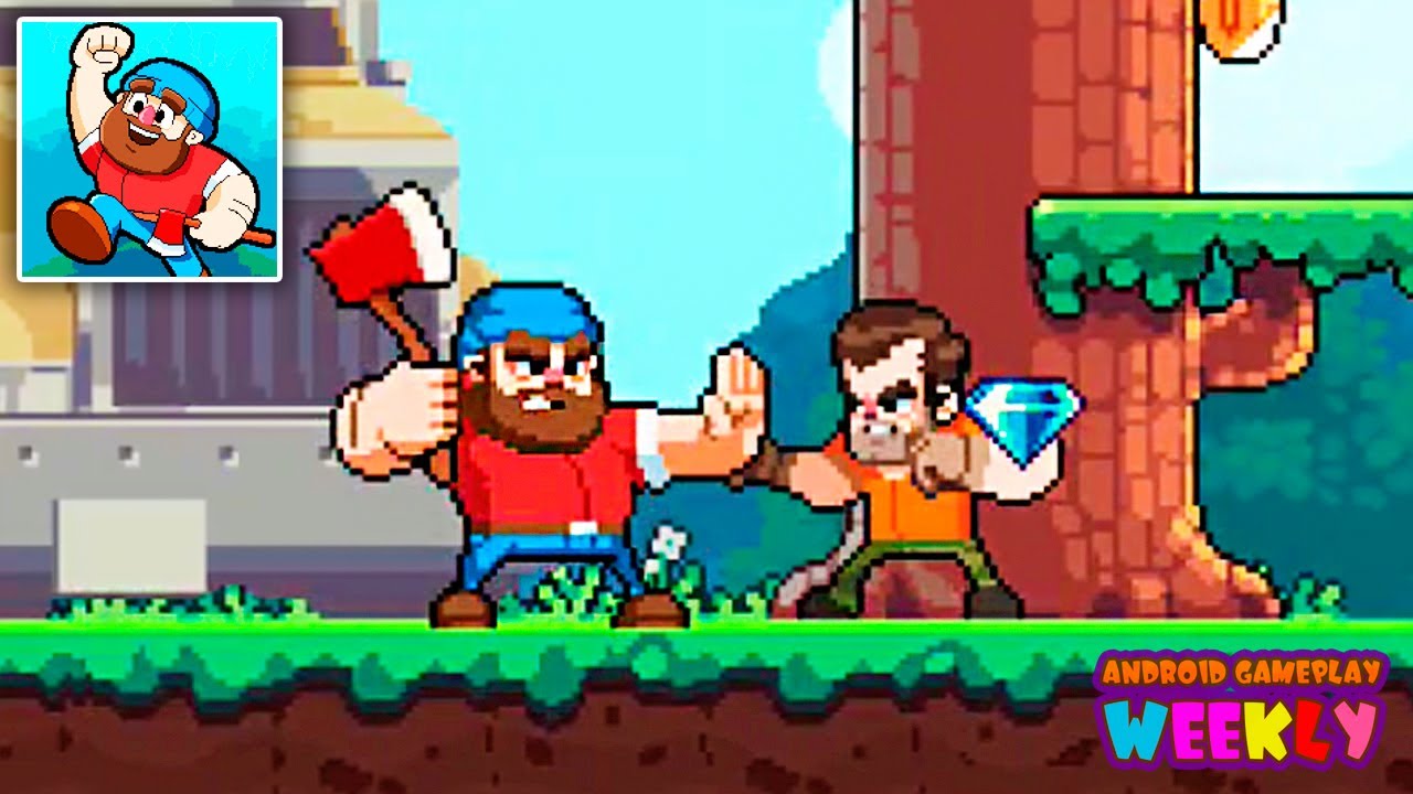 Timberman The Big Adventure - 2D Platform Game - Gameplay Walkthrough ...